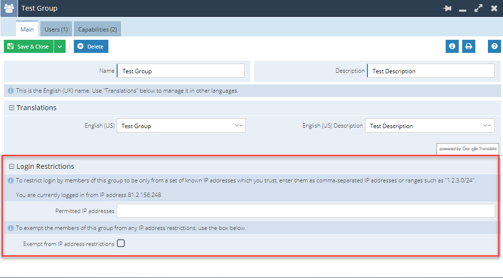 Creating & Modifying User Groups | Workbooks CRM Support